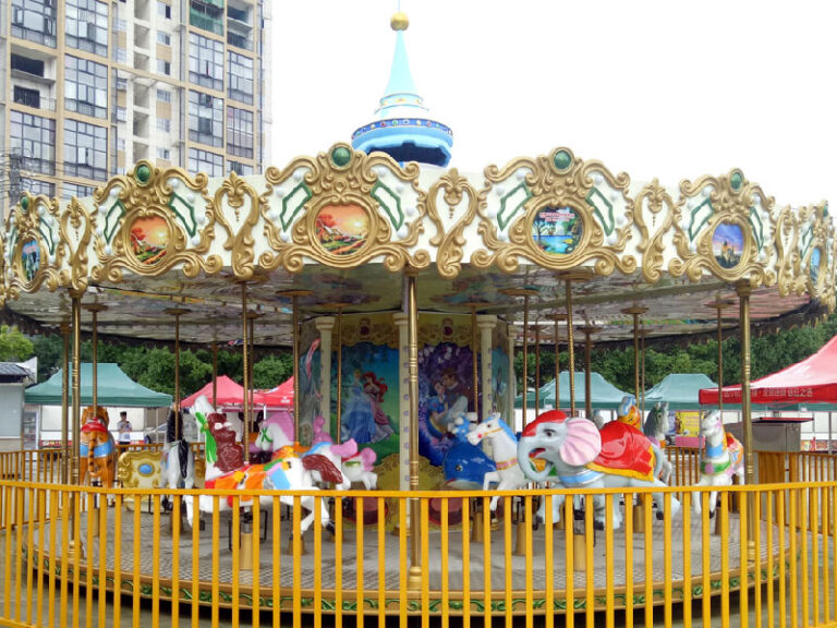 24 Seats Carousel Installed at Guyana - Beston Successful Cases