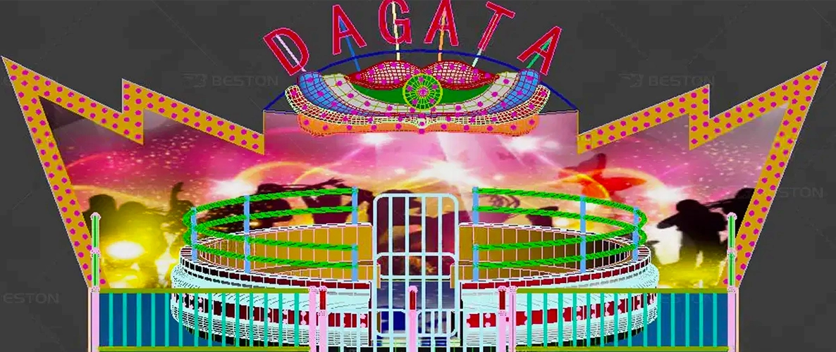 Tagada Ride - 旋转 + 弹跳 + 音乐 + 集体乐趣 = 利润引擎