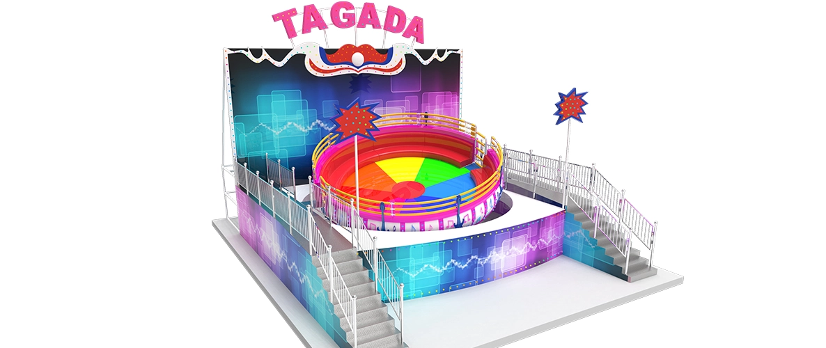 Tagada Ride - 旋转 + 弹跳 + 音乐 + 集体乐趣 = 利润引擎